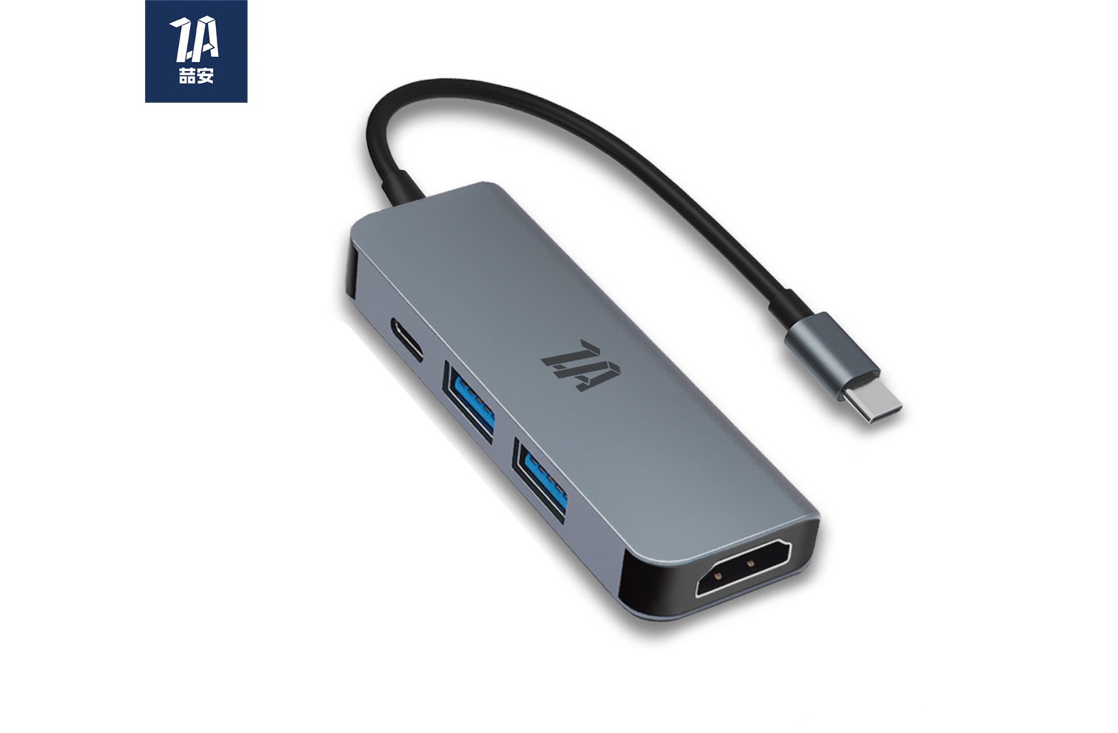四合一 USB Type C Hub 集線器 | 說明書&安裝方式 - za3c 喆安官網